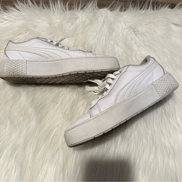 Puma | Shoes | Puma White Classic Sneakers | Poshmark